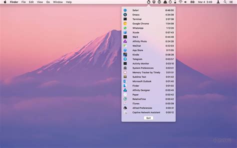 Relative Time 追踪 Macos 上每一款应用的运行时间 小众软件