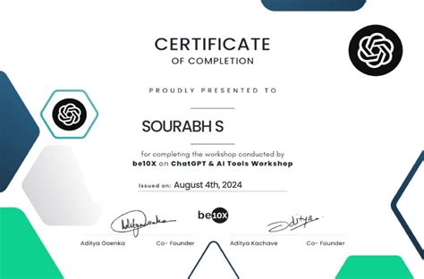 Sourabh S On Linkedin Ai Chatgpt Workshop Be10x Techskills