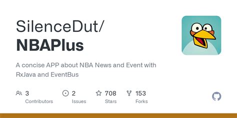 GitHub SilenceDut NBAPlus A Concise APP About NBA News And Event