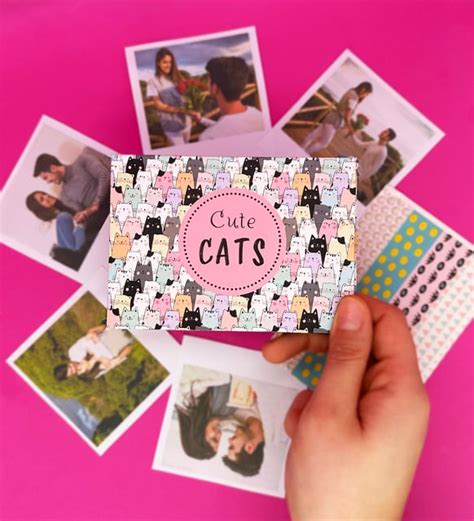 Sevimli Kedi Tasarımlı Mini Albüm