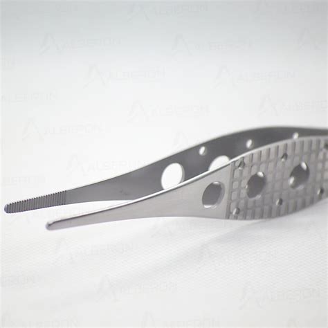 Ergonomic Stainless Steel Forceps With Serration Alberon