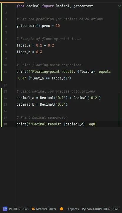 how can you avoid floating point precision issues master floating