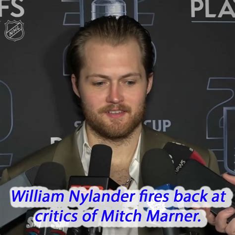 Hockey William Nylander Fires Back But May Have Only Made Things