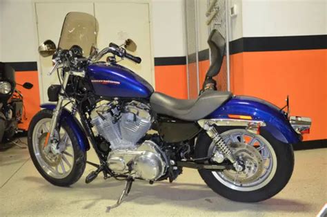 2006 Blue Harley Davidson Sportster Low Xl 883 L Xl883l Screamin Eagle