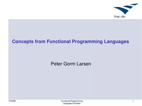 Ppt Concepts From Functional Programming Languages Powerpoint