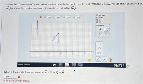 Solved Under The Components Menu Select The Button With Chegg