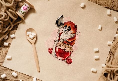 Lemur Sweet Tooth Cross Stitch Pattern Code Mls 028 Milana Love Stitch