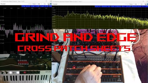 Behringer Grind And Edge Patch Sheets 281124 Synthesizer Dawless