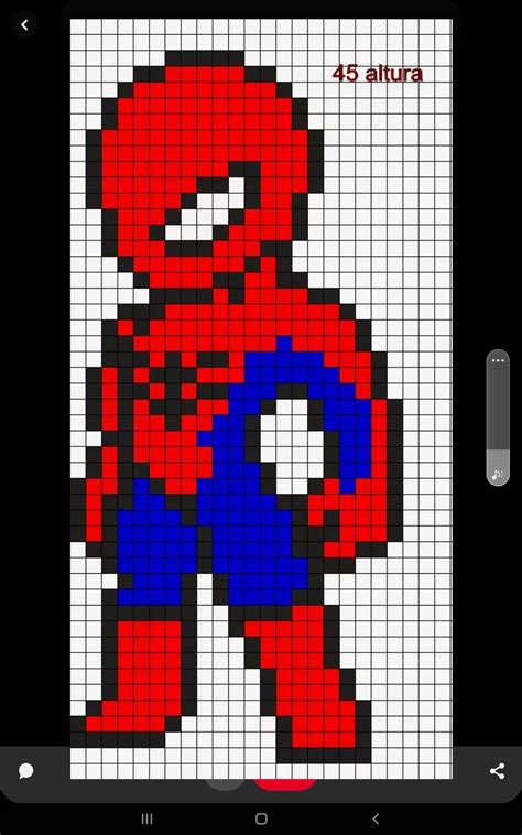 Spiderman Pixel Art