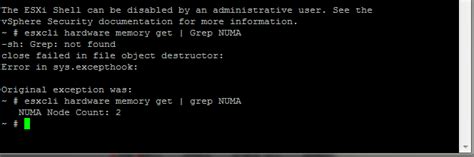 Numa Settings Missing In Vm Even Though Numa Is Set Vmware Vsphere