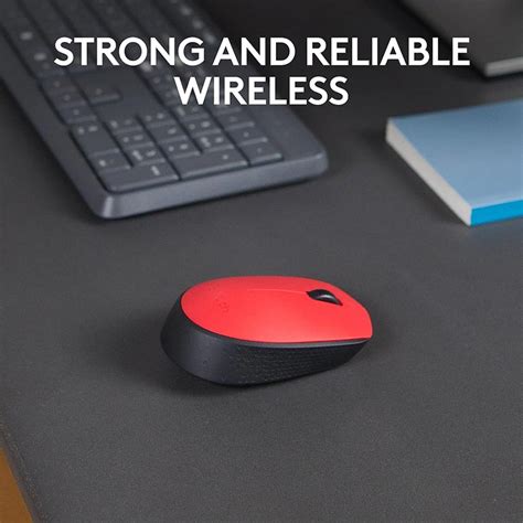 Logitech M171 Wireless Mouse Red • Sweech