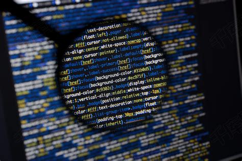 真正的 css 代码开发屏幕。高清摄影大图 千库网