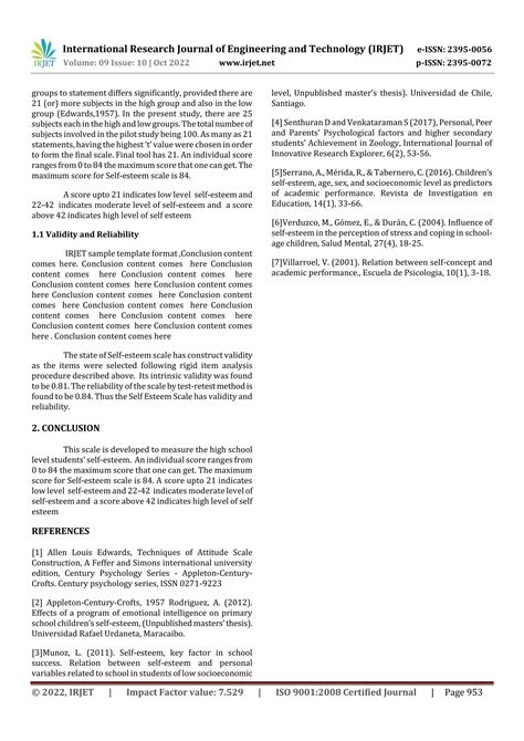 Construction And Validation Of Self Esteem Scale Pdf