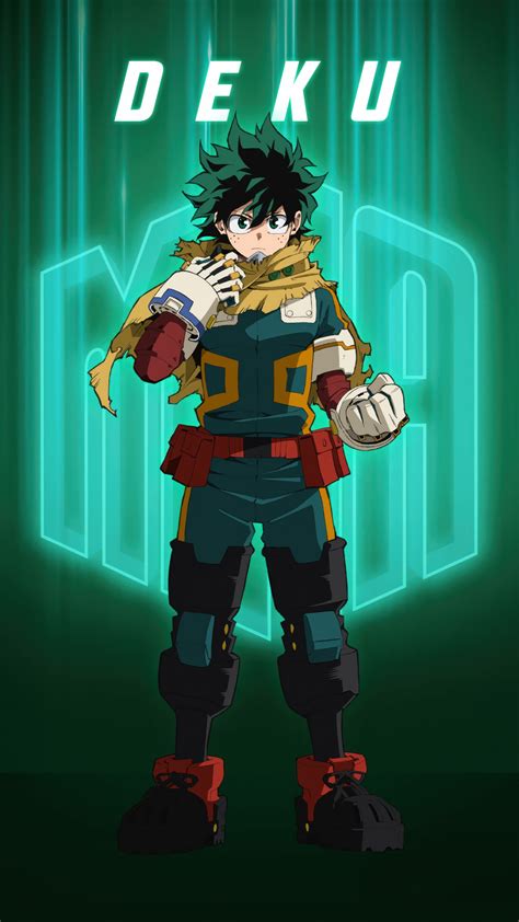 Izuku Midoriya Deku Wallpaper 4k My Hero Academia