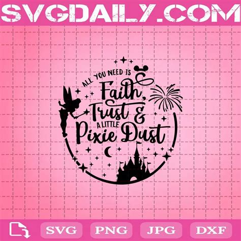 Faith Trust Pixie Dust Svg Artofit
