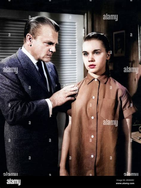 James Cagney Betty Lou Keim On Set Of The Film These Wilder Years