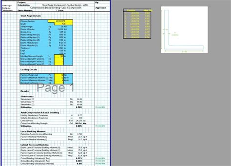 Excel Sheet With Steel Angle Sizes Mild Steel Angle 20mm X 3mm X 2m
