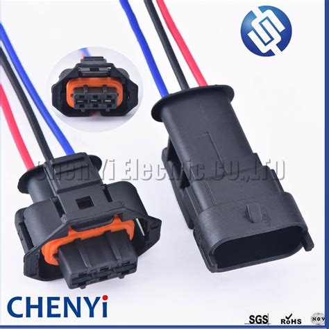 3 Pin Auto Map Sensor Connector Common Rail Diesel Injection Pump