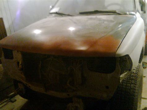 Было решено зделать новою морду то как крылья родные выгнили — Mitsubishi Pajero Sport 1g 3 л