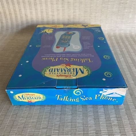 Vintage Disney Little Mermaid Talking Sea Cell Flip Phone In Original