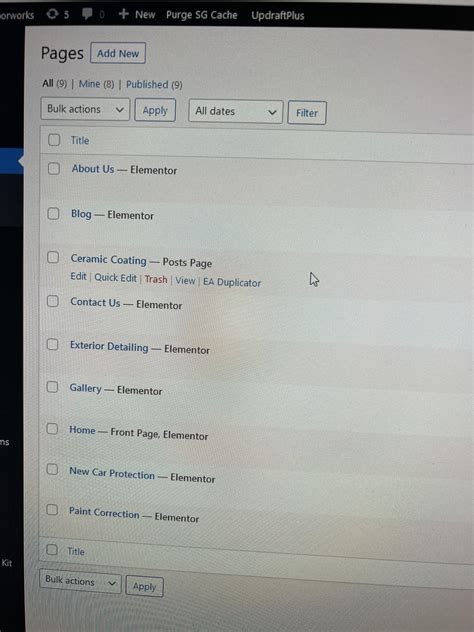 Edit With Elementor Button Disappeared For A Single Page Relementor