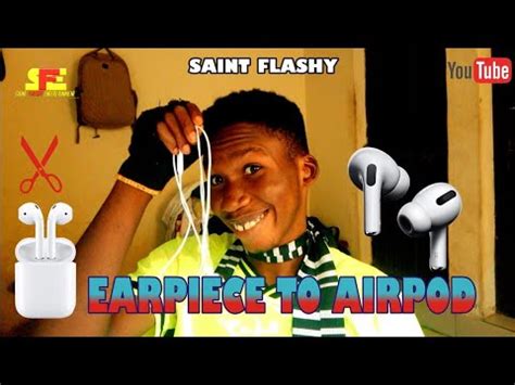 Tech How To Turn Wired Ear Piece To A Wireless Ear Pod YouTube