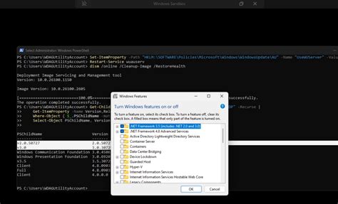 Enableinstall Net Framework 35 In Windows Sandbox Stack Overflow