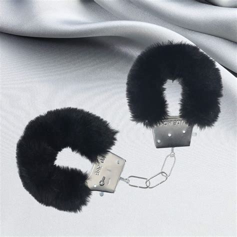 Buy Ouch Classic Fluffy Handcuffs Restraint Play Black Online