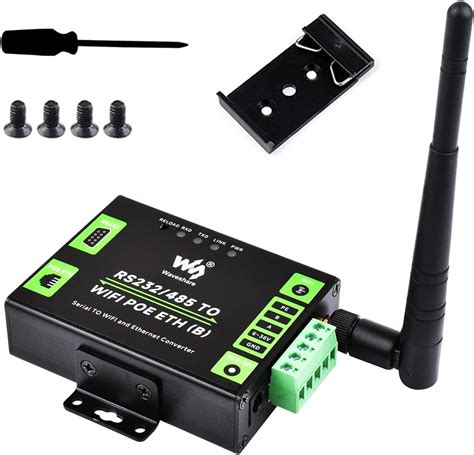 Amazon Com RS To WiFi And Ethernet Converter With POE Serial Server Modbus Gateway
