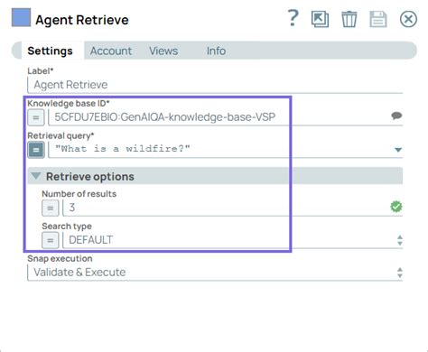 Retrieve Data From Knowledge Base