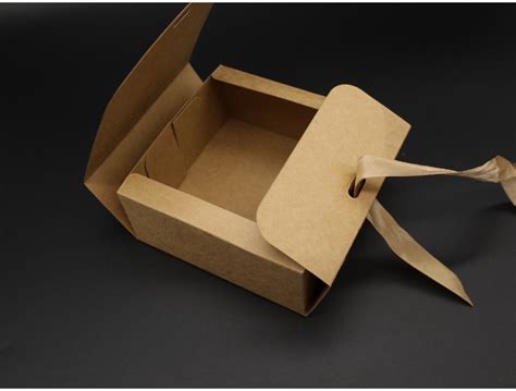 Збірні картонні коробки для подарунків Крафтовий колір 11 5х11 5х5см