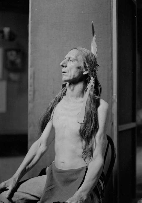 Chief Thundercloud Posing At The Toronto Arts And Letters Club