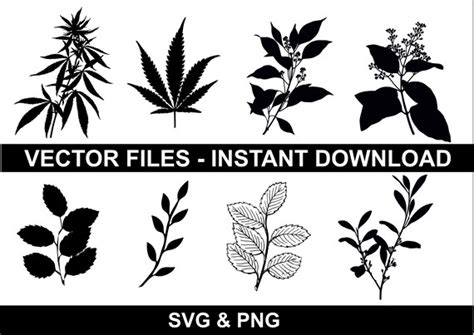 Simple Vector Art Set Svg Prints Printable Digital Art Etsy