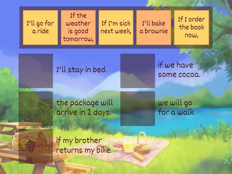 1st Conditional Matching Match Up