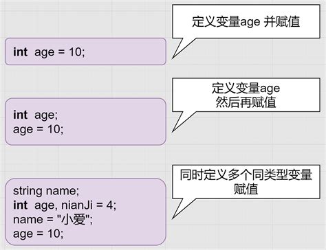 变量的初始化和赋值