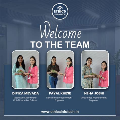 Ethics Infotech On Linkedin Welcome Neha Sonone Payal Shirke And