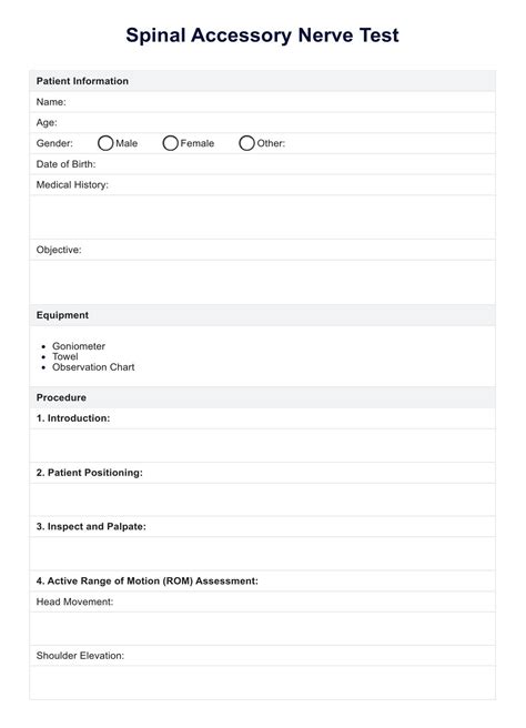 Spinal Nerve Diagram And Example Free Pdf Download