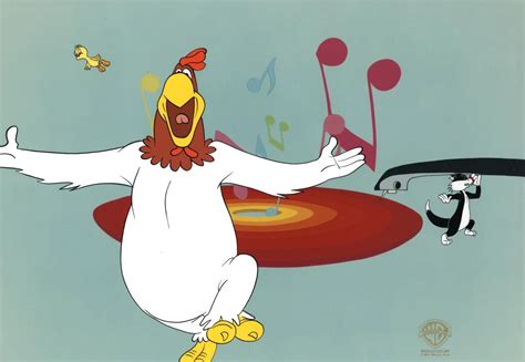 Foghorn Leghorn Sylvester Tweety Original Production Cel Ifa8540