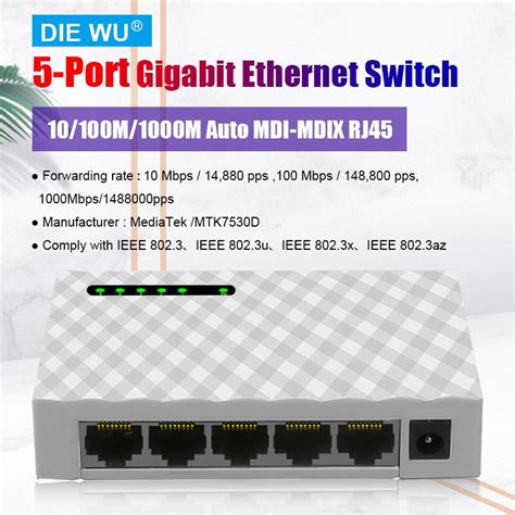 Txe034 5 Port Gigabit Ethernet Network Switch Ethe Grandado