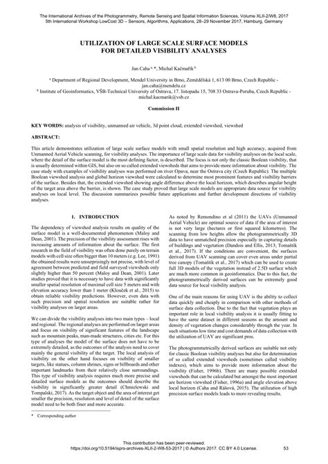 Pdf Utilization Of Large Scale Surface Models For Detailed Visibility
