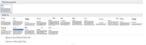 How To Change The Style Set In Word Lasopaontheweb