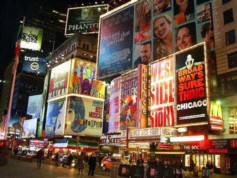 Visitors Guide To The Broadway Theatre District In Nyc
