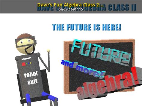 Daves Fun Algebra Class 2 The Future Is Here Mod For Baldis Basics