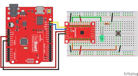 Sx1509 Ekspander Wyprowadzeń 16 Io Dla Arduino Sparkfun Bob 13601