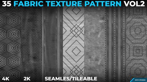Artstation 35 Fabric Texture Pattern Vol 2 Tileableseamless4k2k