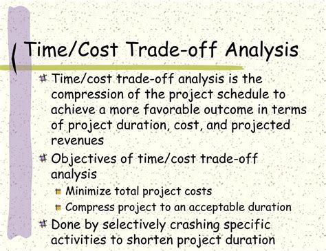 Ppt Timecost Trade Off Analysis Powerpoint Presentation Free