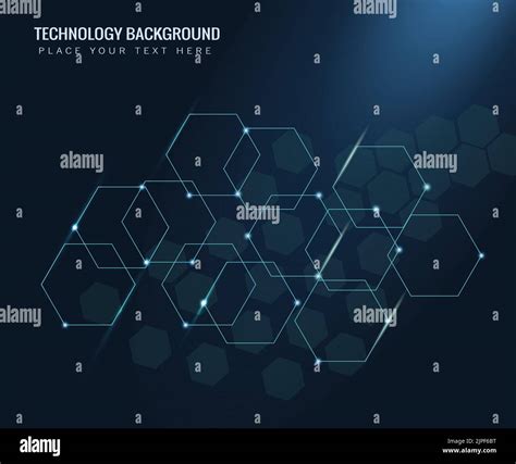 Technology Modern Hexagon Interface Background Stock Vector Image And Art