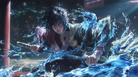 Giyu Tomioka Water Hashira 6 By Ryoairtist On Deviantart