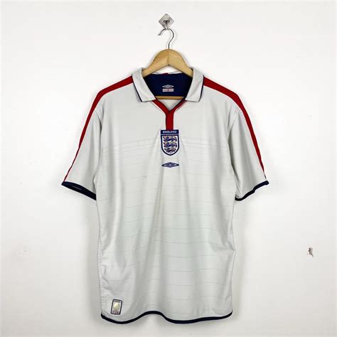 Vintage England Reversible Jersey Embroidery Logo White Color Mens L