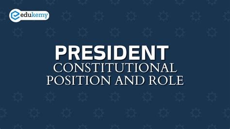 Polity Series The President